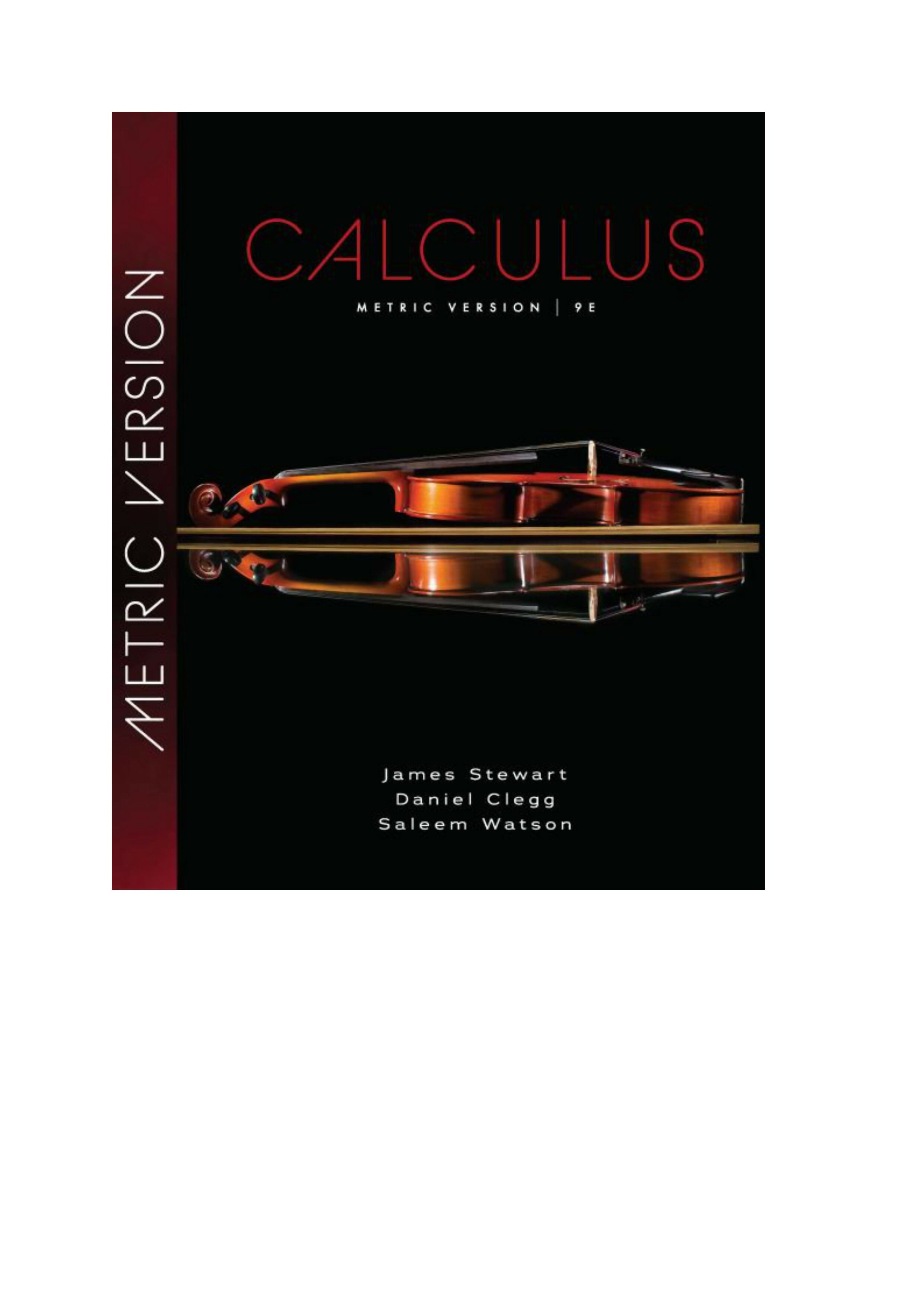 CALCULUS NINTH EDITION Metric Version – webuytextbooks