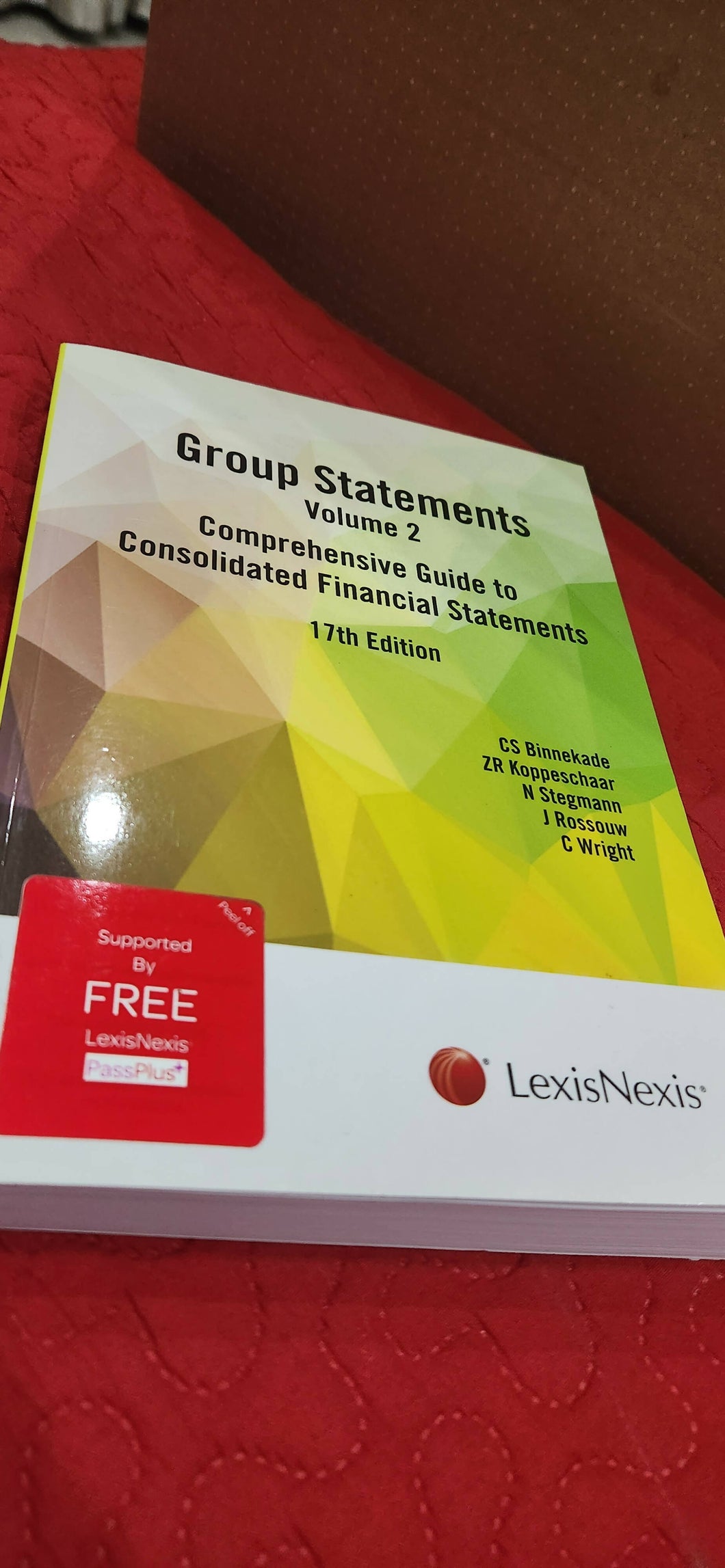 Group Statements - Volume 2 - 17th Edition – webuytextbooks Group Statements - Volume 2 - 17th Edition – webuytextbooks
